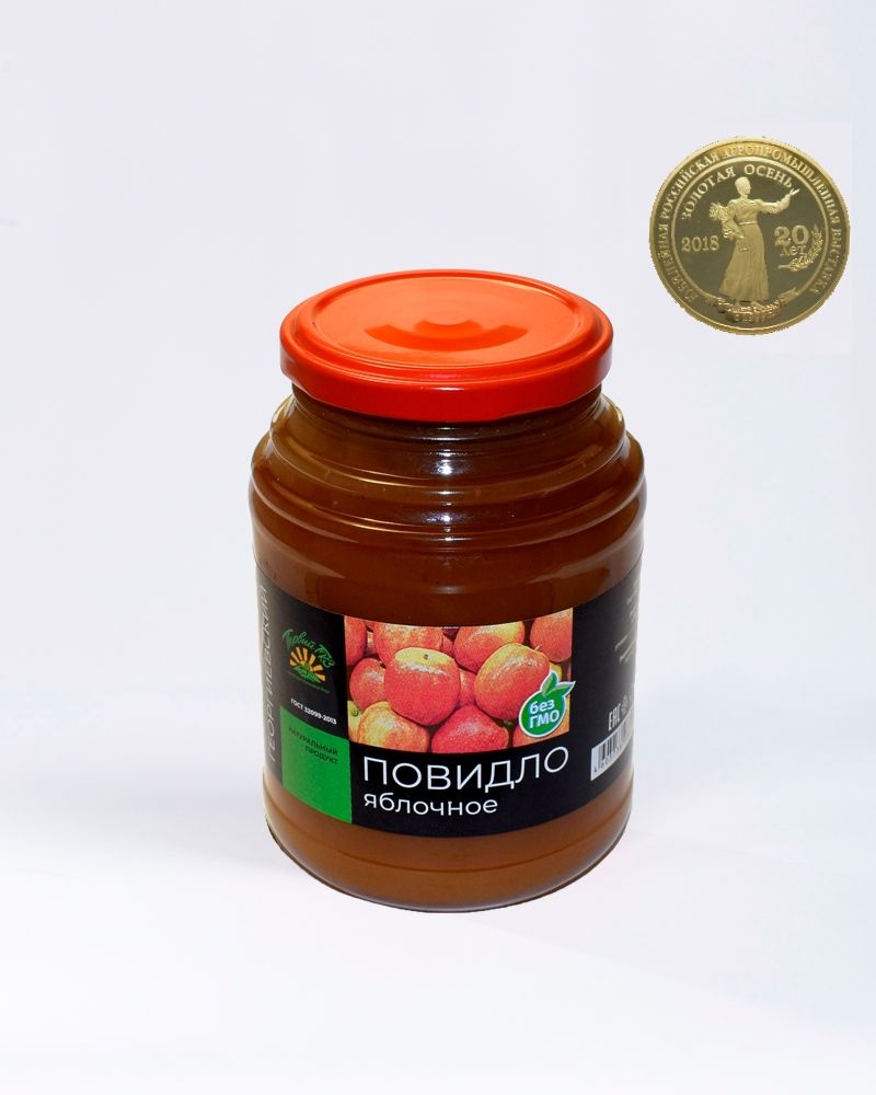Повидло яблочное густое